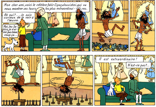 Objet personne FAKIR (TINTIN)