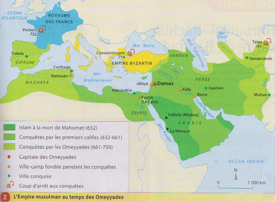 Liste evenement Civilisation Arabo-Musulmane
